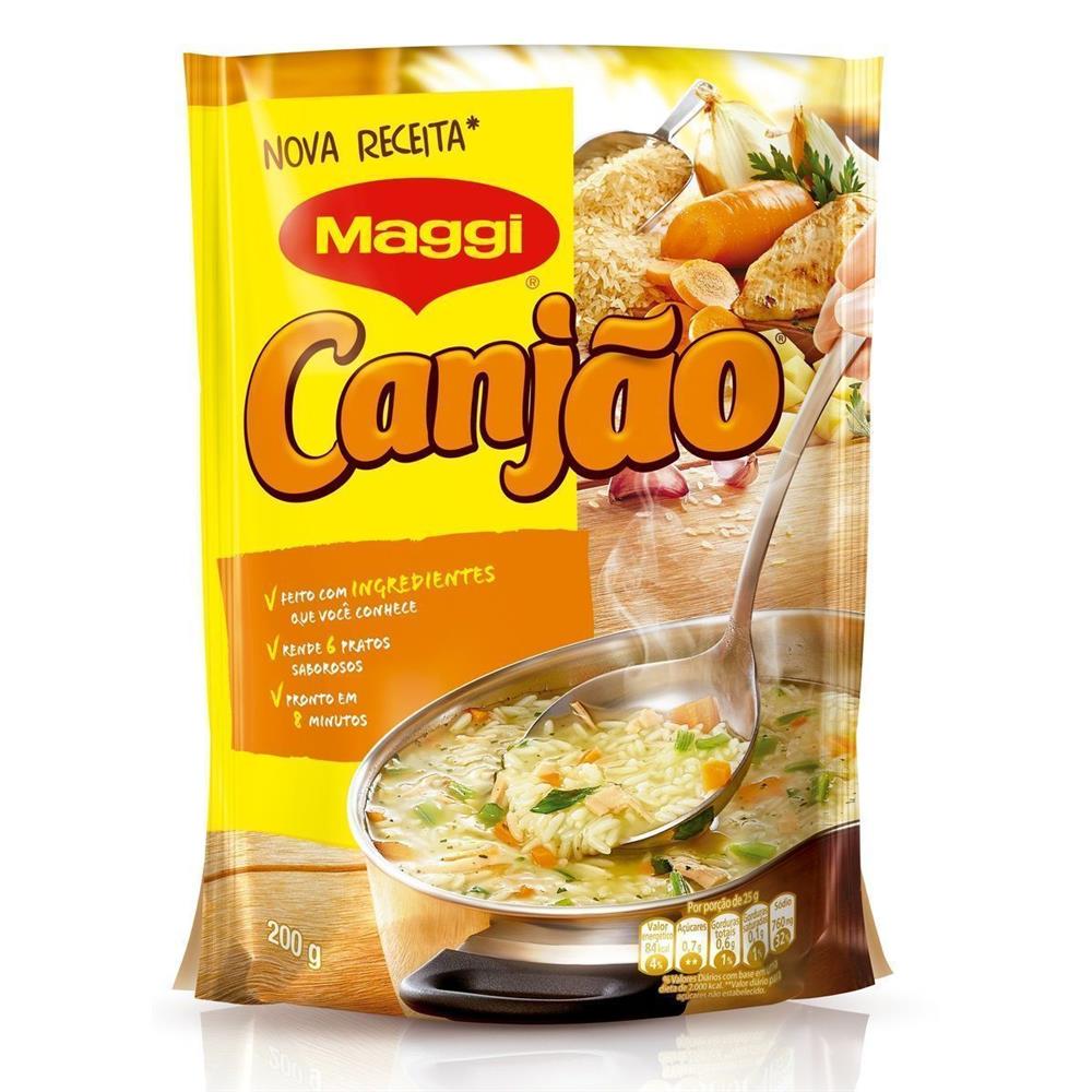 SOPA MAGGI CANJÃO 200G GALINHA/ARROZ/LEGUME - lavagnoli