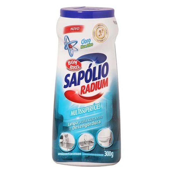 SAPÓLIO RADIUM PÓ 300G CLORO - lavagnoli
