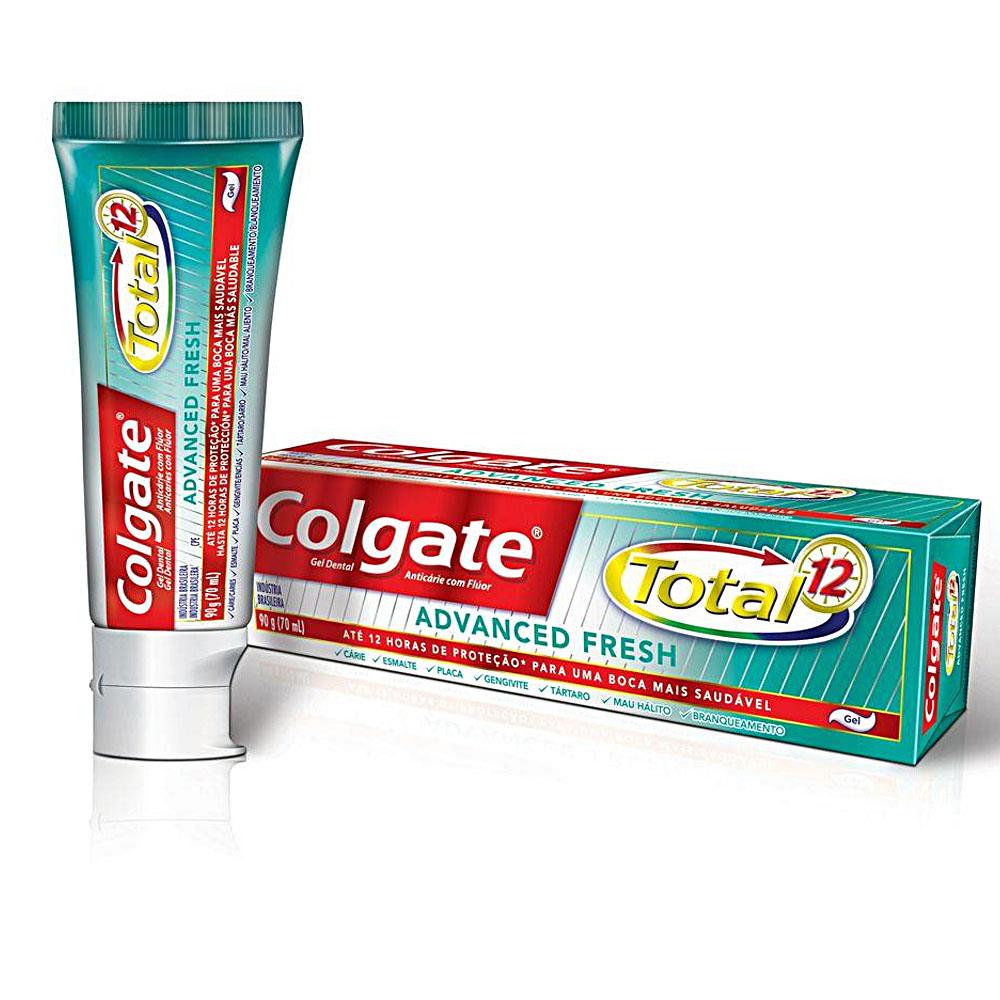 CREME DENTAL COLGATE TOTAL12 90G ADVANCED FRESH - lavagnoli
