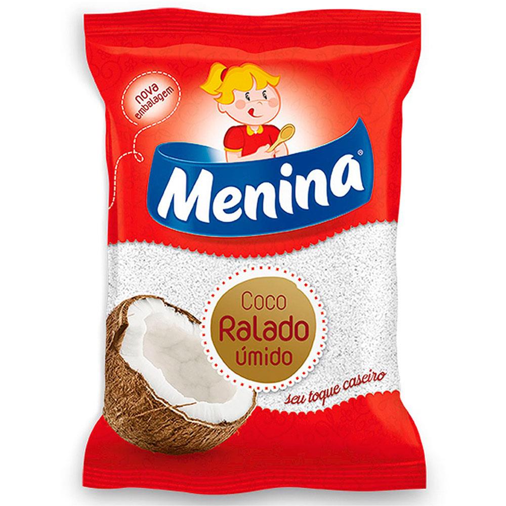 COCO RALADO MENINA 50G ÚMIDO/ADOÇADO - lavagnoli