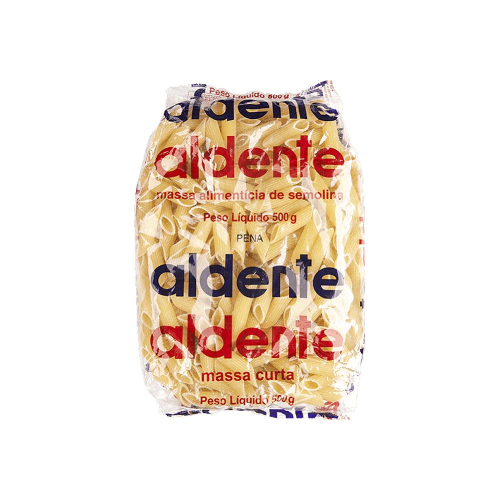 MACARRÃO ALDENTE SÊMOLA 500G PENA - lavagnoli