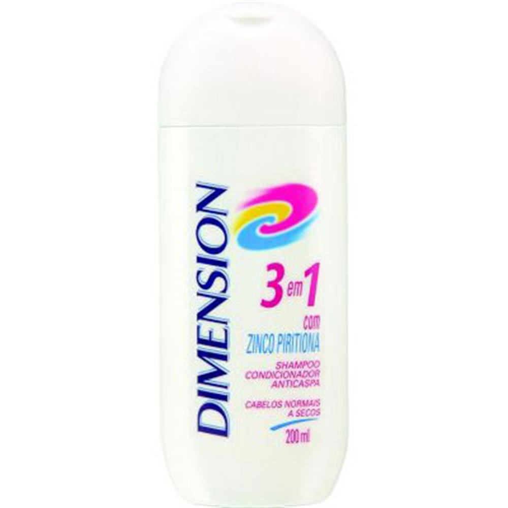 SHAMPOO DIMENSION 3X1 200ML NORMAL/SECO - lavagnoli