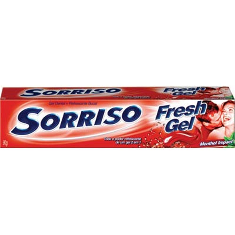CREME DENTAL SORRISO FRESH GEL 90G MENTHOL - lavagnoli