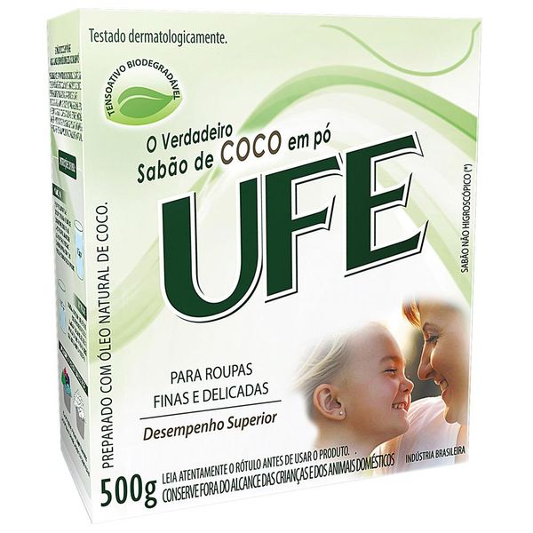 SABÃO PÓ UFE 500G COCO - lavagnoli