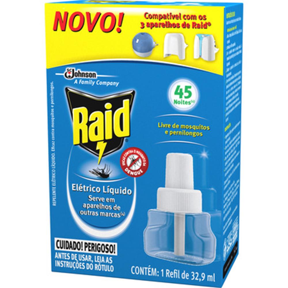 REPELENTE RAID LÍQUIDO REFIL 32.9ML TRAD - lavagnoli