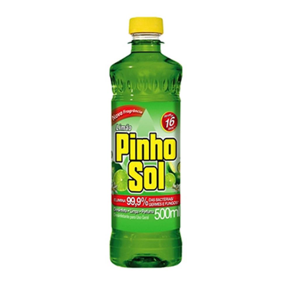 DESINFETANTE PINHO SOL 500ML LIMÃO - lavagnoli