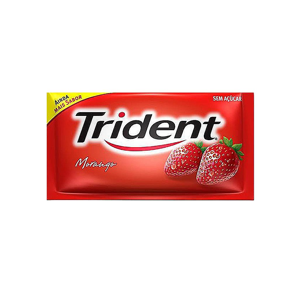 CHICLE TRIDENT 8G MORANGO - lavagnoli