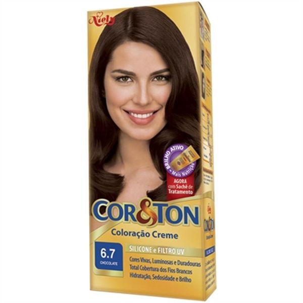 TINTURA COR E TON 6.7 CHOCOLATE - lavagnoli