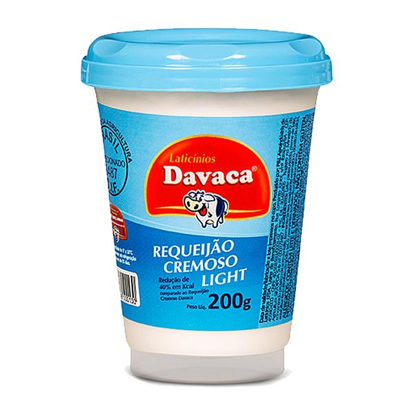 REQUEIJÃO CREMOSO DAVACA 200G LIGHT - lavagnoli
