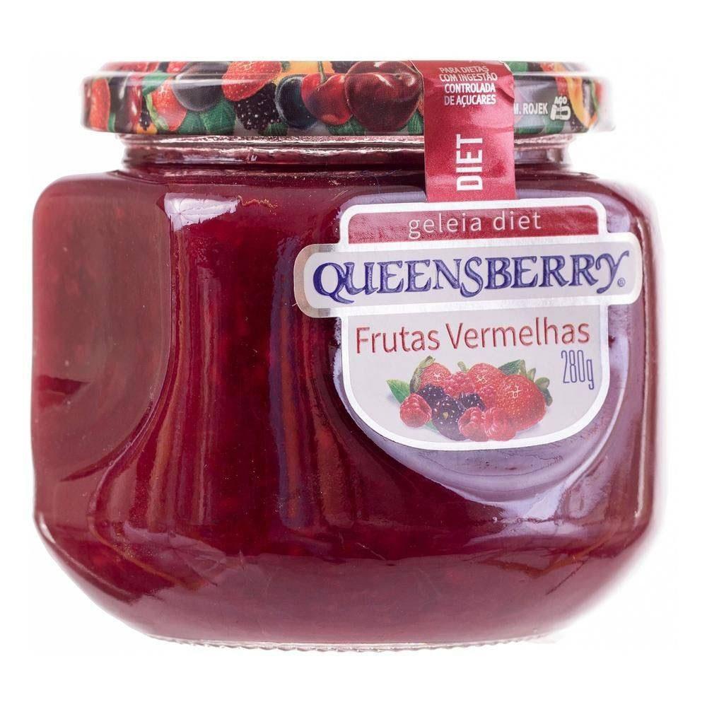 GELEIA QUEENSBERRY DIET 280G FRUTA VERM - lavagnoli