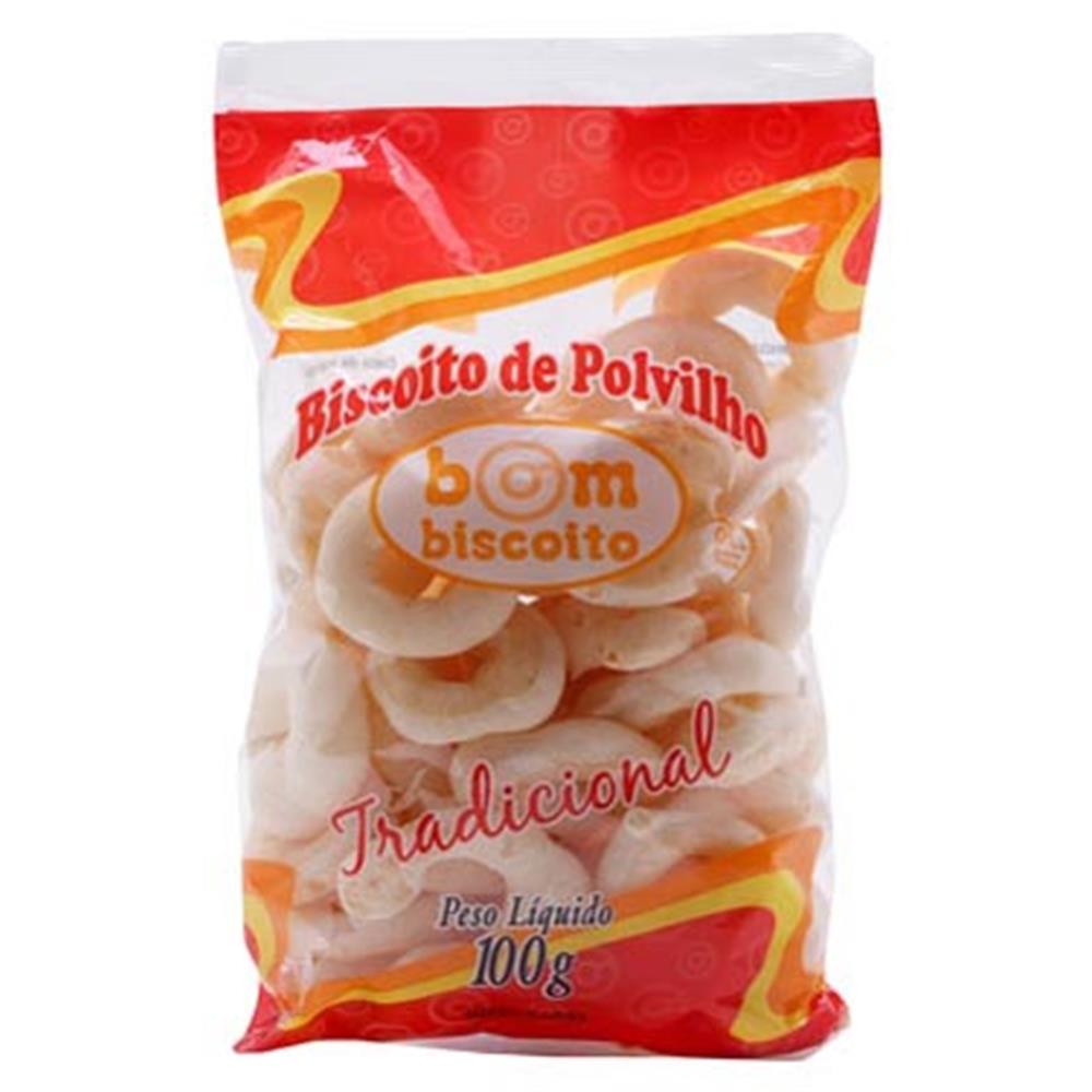 BISCOITO POLVILHO BOMBISCOITO 100G TRAD - lavagnoli