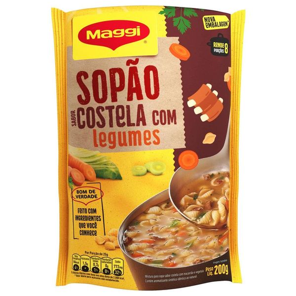 SOPÃO MAGGI 200G COSTELA - lavagnoli