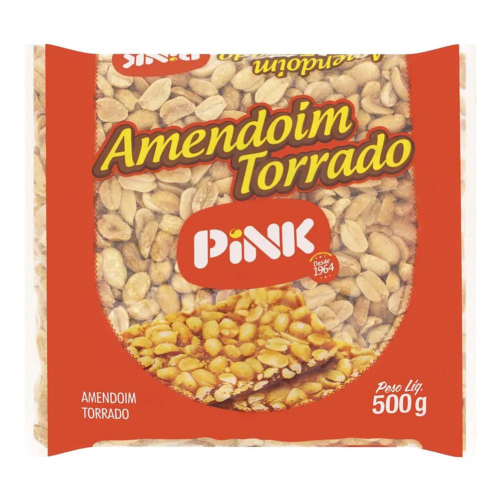 AMENDOIM PINK 500G TORRADO - lavagnoli