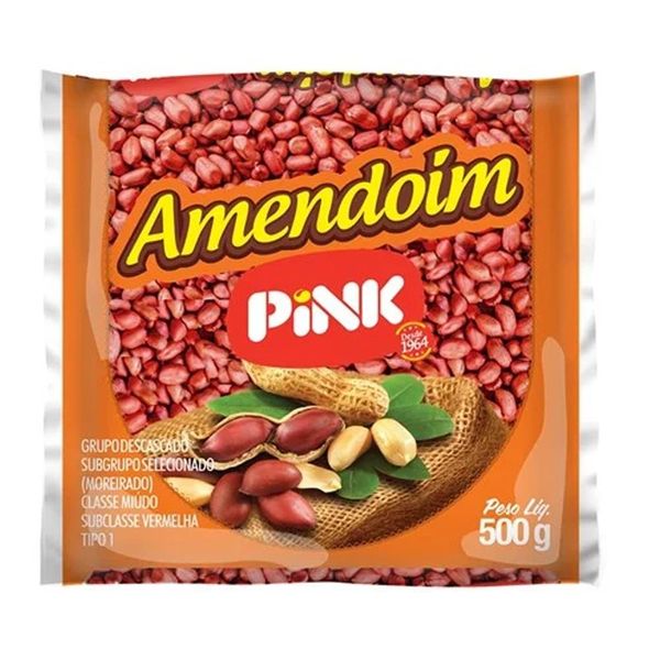 AMENDOIM PINK 500G TRAD - lavagnoli