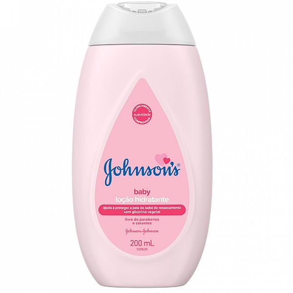 LOÇÃO JOHNSON BABY 200ML ROSA - lavagnoli