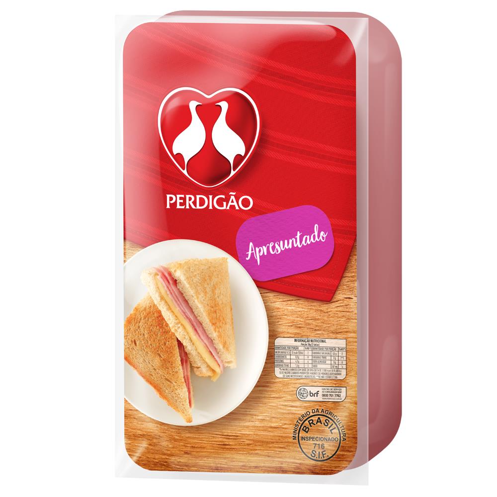 APRESUNTADO PERDIGÃO FATIADO - PORÇÃO 100G - lavagnoli