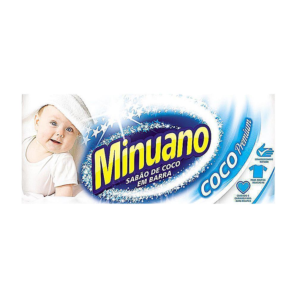 SABÃO MINUANO 5X200G COCO - lavagnoli