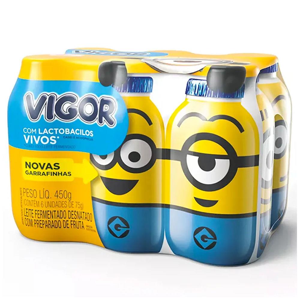 LEITE FERMENTADO VIGOR 6X75G MINIONS - lavagnoli