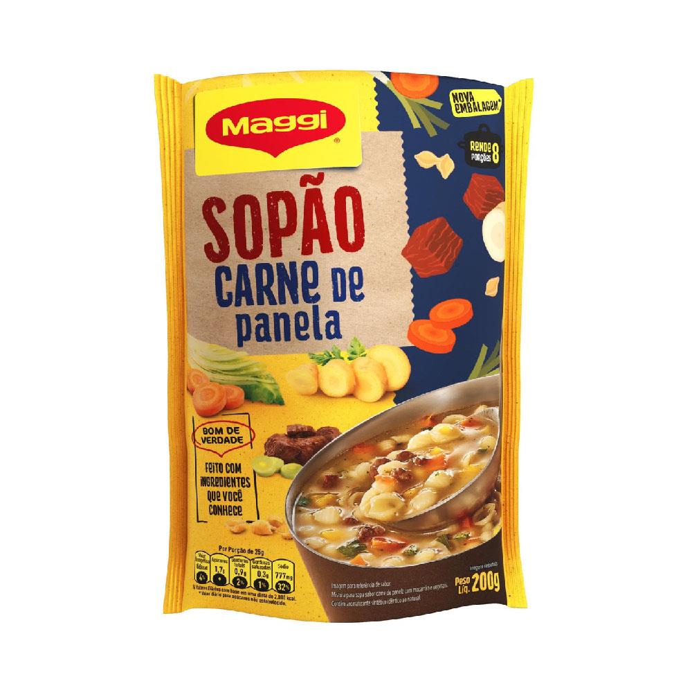 SOPÃO MAGGI 200G CARNE PANELA - lavagnoli