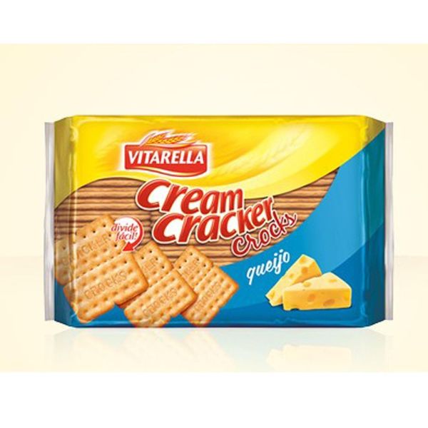 BISCOITO VITARELLA 400G CREAM CRACKER QUEIJO - lavagnoli