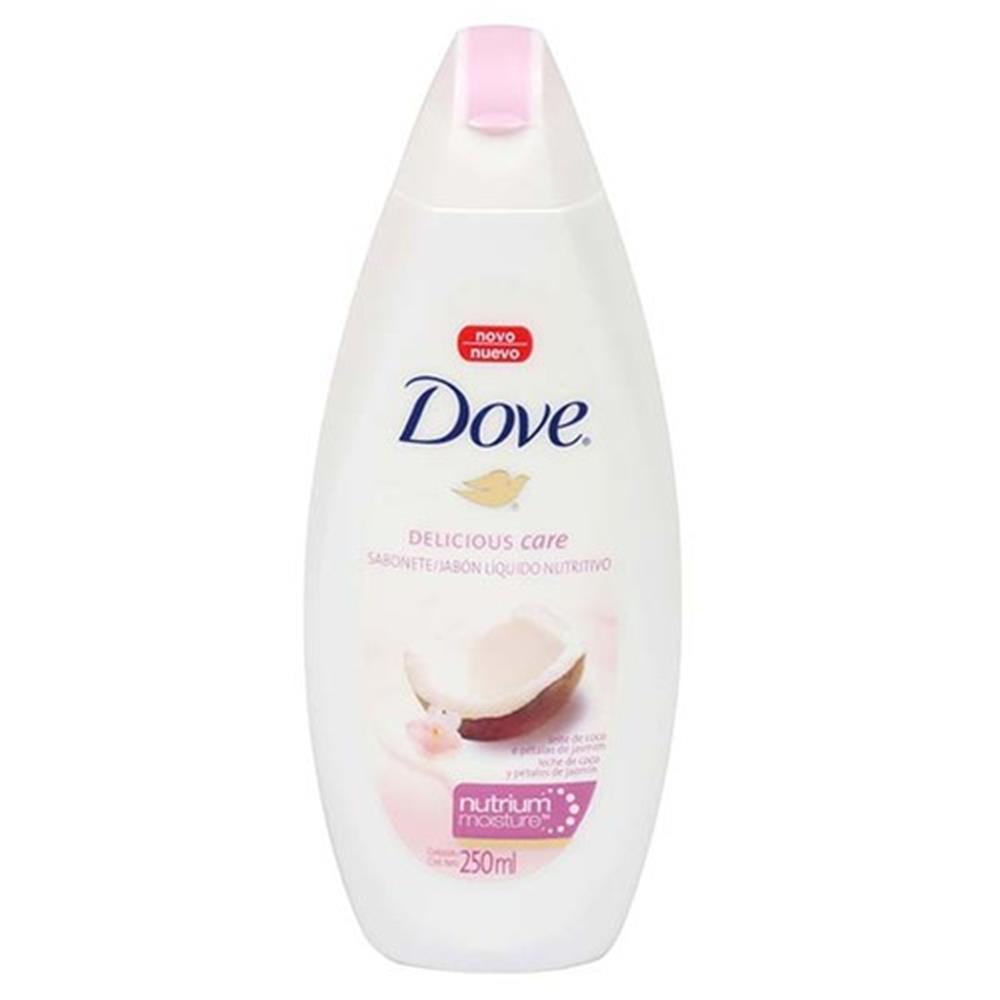 SABONETE LIQUIDO DOVE 250ML LEITE COCO - lavagnoli