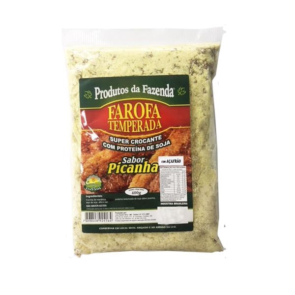 FAROFA PRONTA FAZENDA 400G PICANHA - lavagnoli