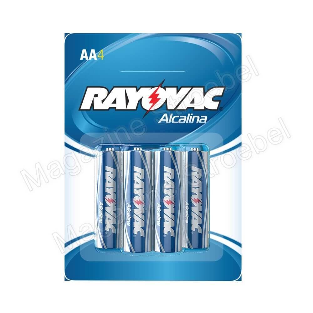 PILHA RAYOVAC ALCALINA 4UN AA - lavagnoli