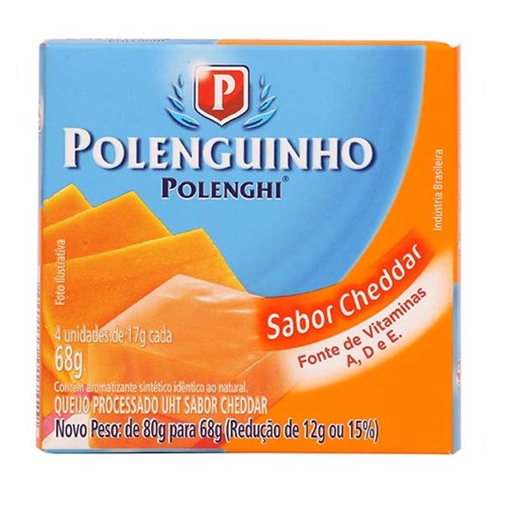 QUEIJO POLENGUINHO 68G CHEDDAR - lavagnoli