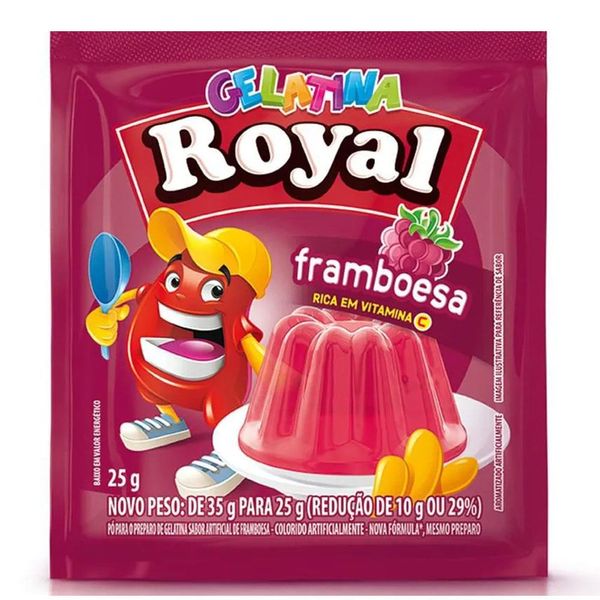 GELATINA ROYAL 25G FRAMBOESA - lavagnoli