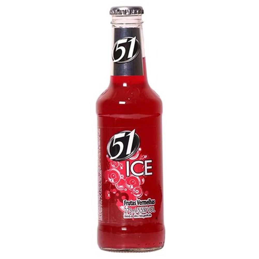 ICE CACHAÇA 51 275ML FRUTAS VERMELHAS - lavagnoli