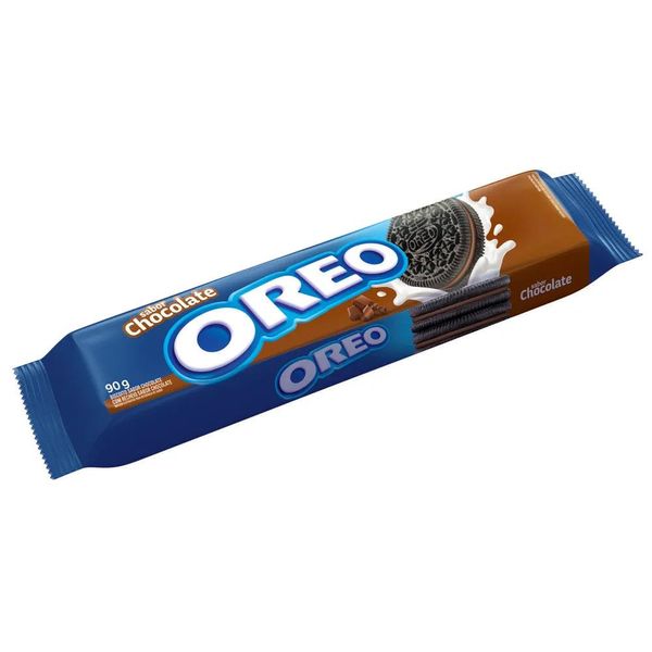 BISCOITO RECHEADO OREO 90G CHOCOLATE - lavagnoli