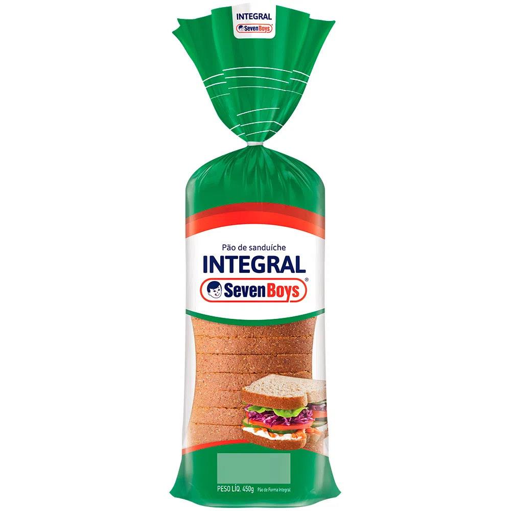 PÃO SEVEN BOYS 450G SEMI INTEGRAL - lavagnoli