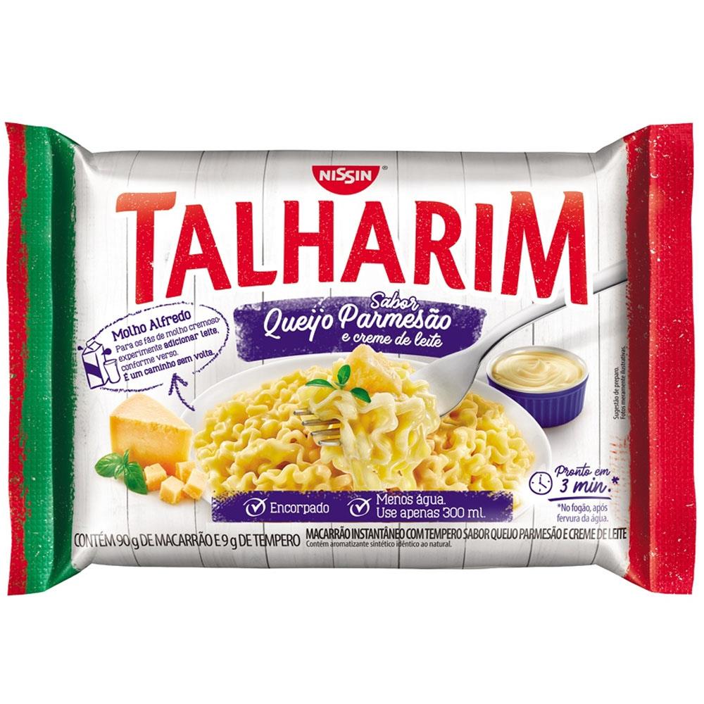 MACARRÃO INSTANTÂNEO NISSIN TALHARIM 99G PARM/CREM - lavagnoli