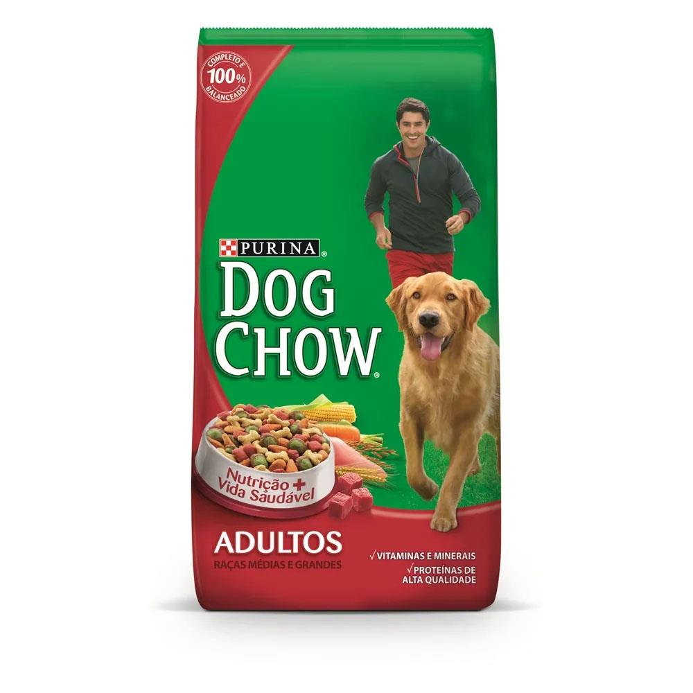 RAÇÃO DOG CHOW ADULTO 1KG RAÇA MÉDIA/GRANDE - lavagnoli