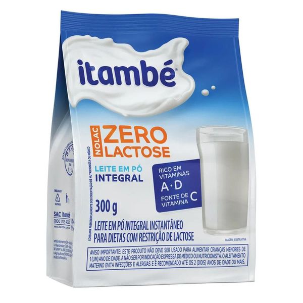 LEITE PÓ ITAMBÉ SACHÊ 300G SEM LACTOSE - lavagnoli