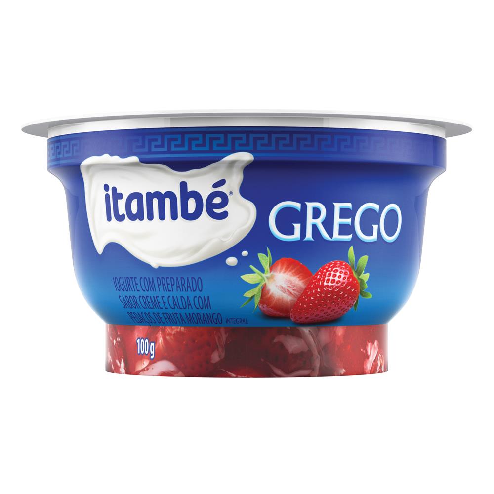 IOGURTE ITAMBÉ GREGO 100G MORANGO - lavagnoli