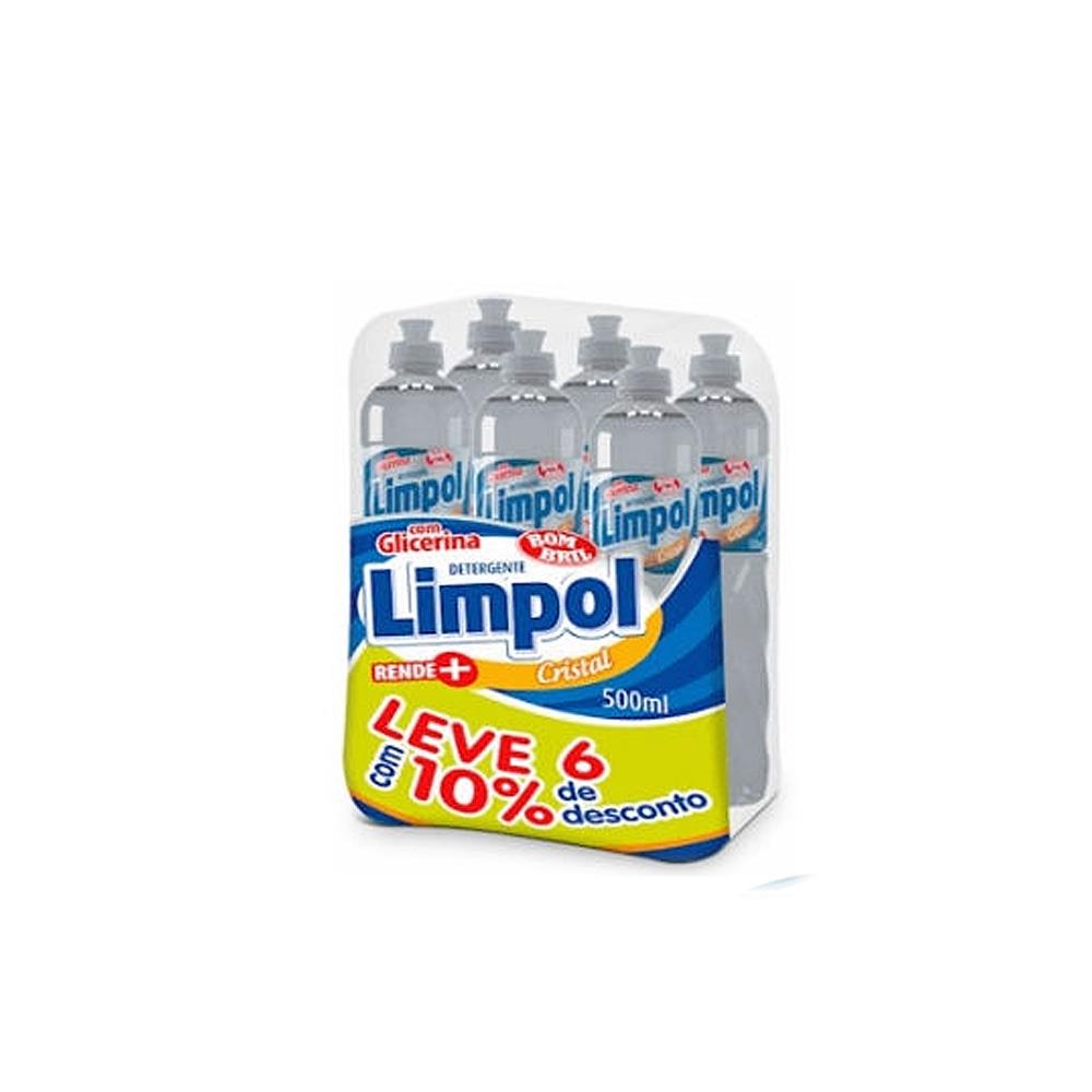 KIT DETERGENTE LIMPOL 6X500ML NEUTRO - lavagnoli