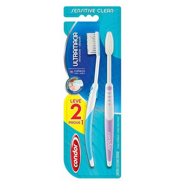 ESCOVA DENTAL CONDOR CLEAN L2P1 SENSITIV - lavagnoli