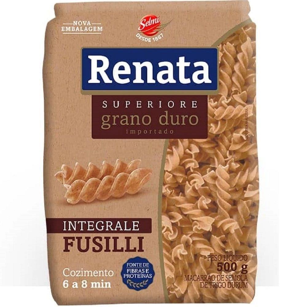 MACARRÃO RENATA INTEGRALE 500G FUSILLI - lavagnoli