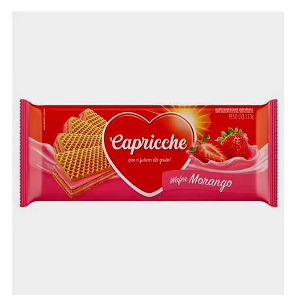 WAFER CAPRICCHE 120G MORANGO - lavagnoli