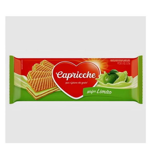 WAFER CAPRICCHE 120G LIMÃO - lavagnoli