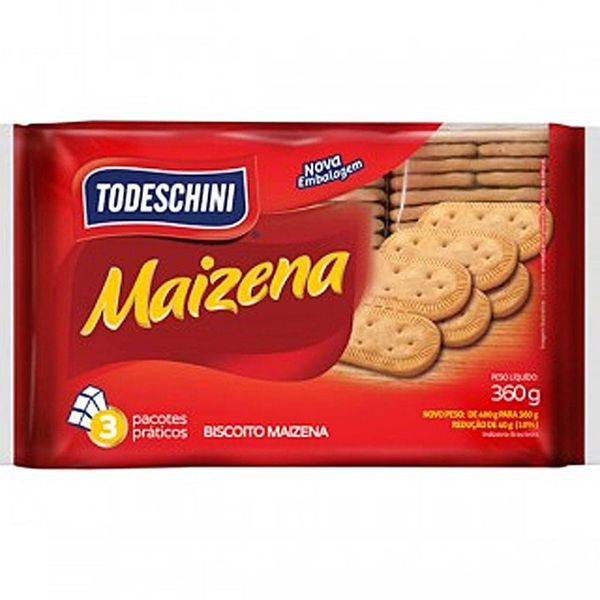 BISCOITO TODESCHINI 360G MAIZENA - lavagnoli BISCOITO TODESCHINI 360G MAIZENA - lavagnoli