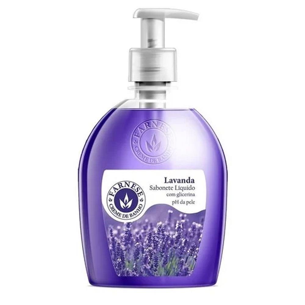 SABONETE LÍQUIDO FARNESE 365ML LAVANDA - lavagnoli