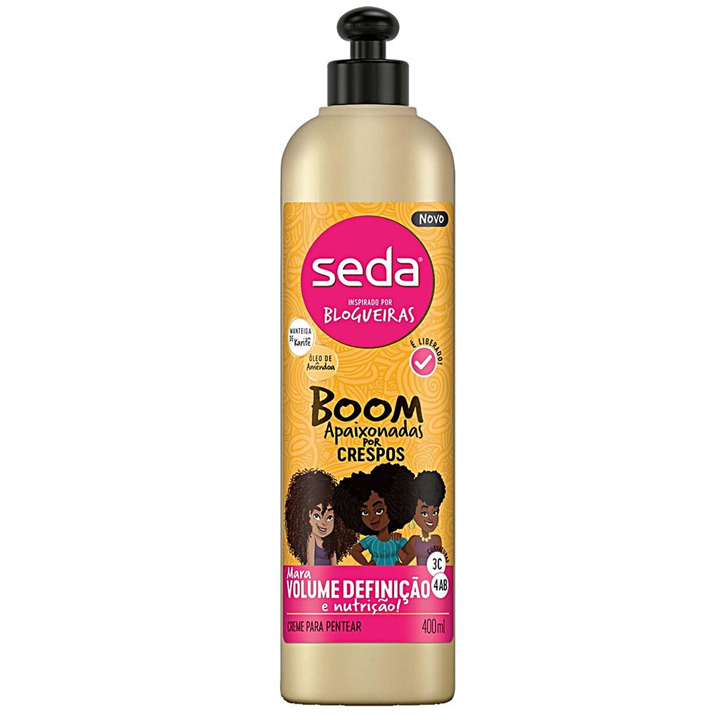CREME PENTEAR SEDA BOOM 400ML CRESPOS - lavagnoli