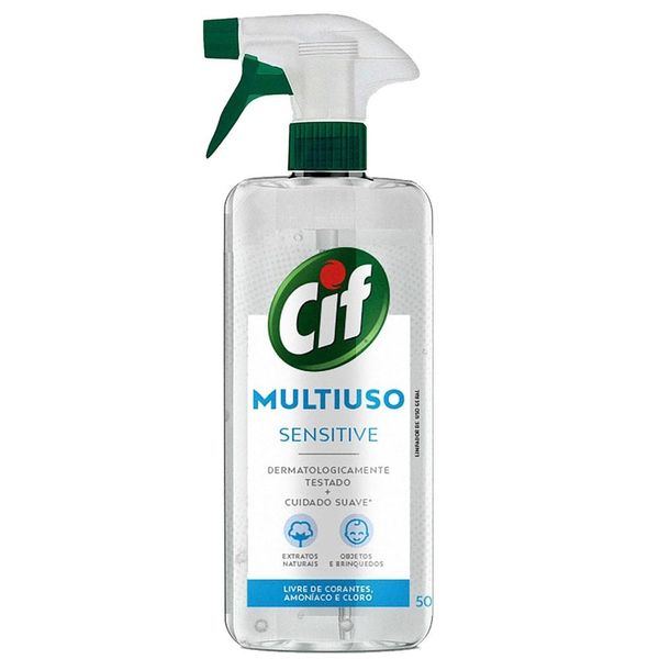 LIMPADOR CIF MULTIUSO 500ML SENSITIVE - lavagnoli