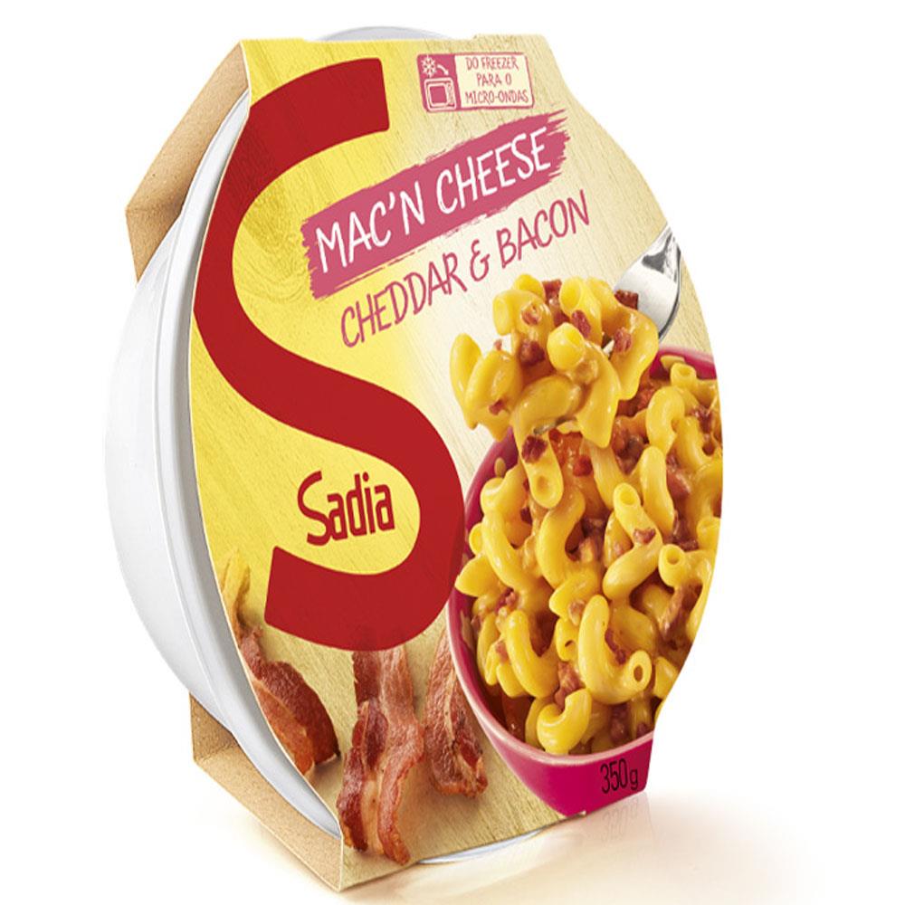 MAC E CHEESE SADIA 350G CHEDDAR/BACON - lavagnoli