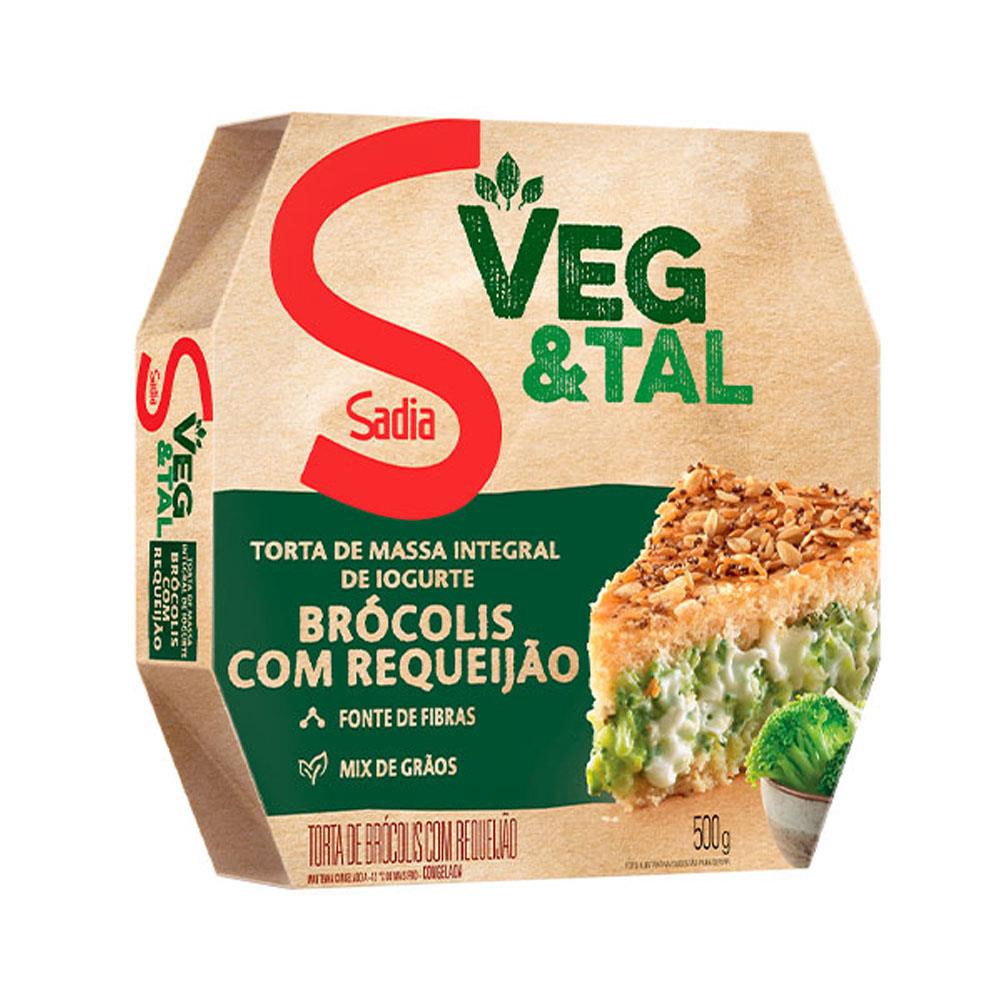 TORTA SADIA VEG E TAL 500G BRÓCOLIS/REQUEIJÃO - lavagnoli