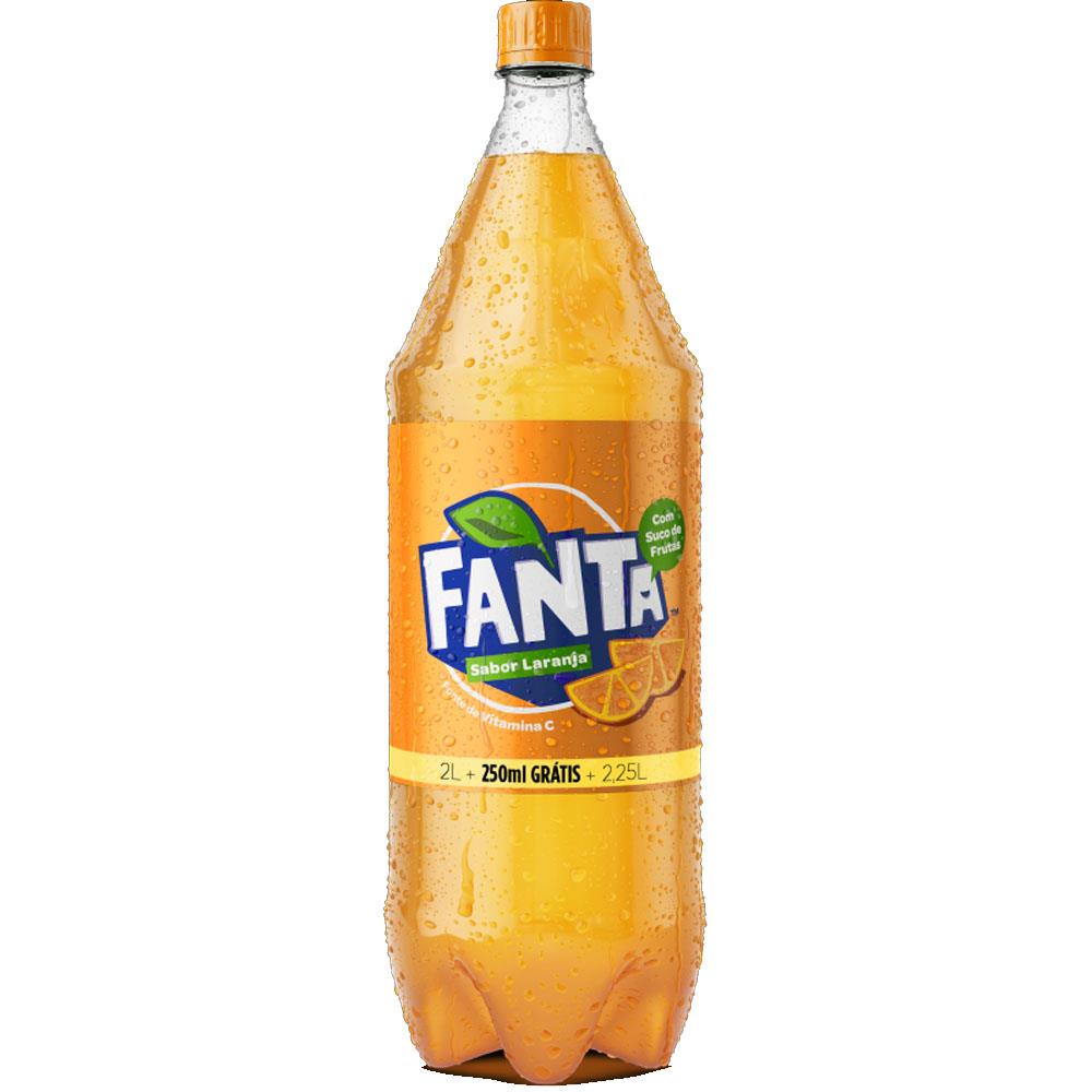 REFRIGERANTE FANTA PET 2L+250ML LARANJA - lavagnoli