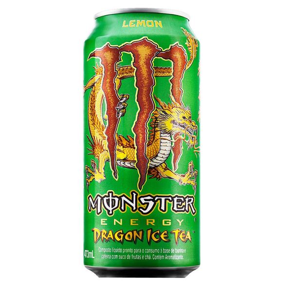 ENERGÉTICO MONSTER LATÃO 473ML DRAGON ICE TEA LEMON - lavagnoli