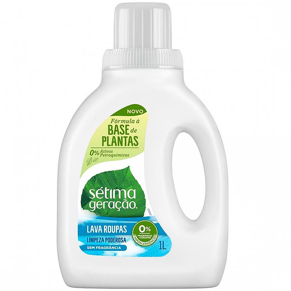 SABÃO LÍQUIDO SÉTIMA GERAÇÃO 1L SEM FRAGÂNCIA - lavagnoli